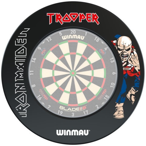 Winmau Iron Maiden Trooper Surround – Ramka ochronna do tarczy dart ...
